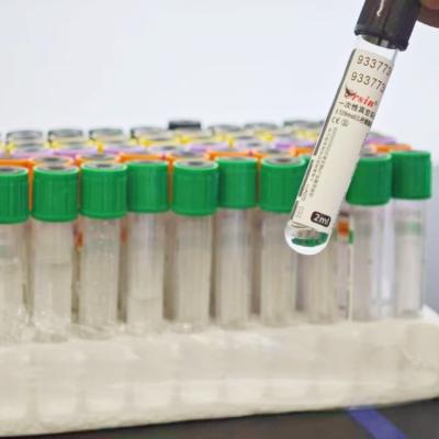 Cina 10 ml tubo di analisi del sangue a vuoto EDTA-NAF e doppia protezione in vendita