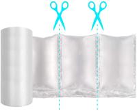 China Poly Plastic Inflatable Bubble Wrap For Packaging Air Pillow Practical for sale