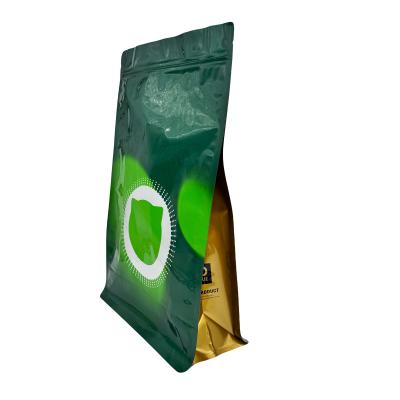 China 2.5kg Custom Design Heavy Duty Metallic Lining Block Flat Bottom Re-sealable Dry Pet Dog Food Packaging Bags com Ziplock à venda