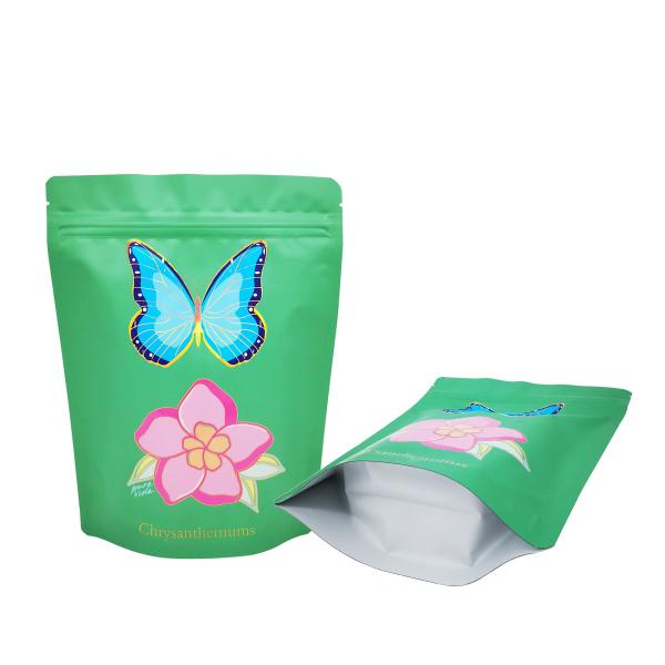 Luxury Design Glossy Spout UV Printed Custom Resealable Pouches With Zipper For Cosmetics Packaging