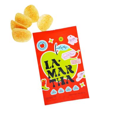 China Op maat gedrukt oliebestendige plastic folie met achterkant bekleed verzegeld kussensakje voor chips, chips, snacks, droge voedselverpakkingen Te koop