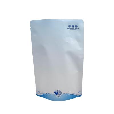 Cina 120 micron di rivestimento in foglio Blu Food Custom Stand Up pouches per imballaggi alimentari freschi e gustosi in vendita