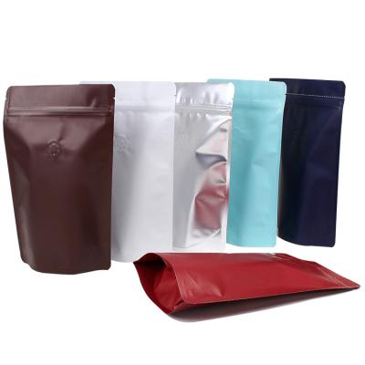 China Premium-Stand-up-Kaffeebeutel mit Entgasventil und Ziplock zu verkaufen