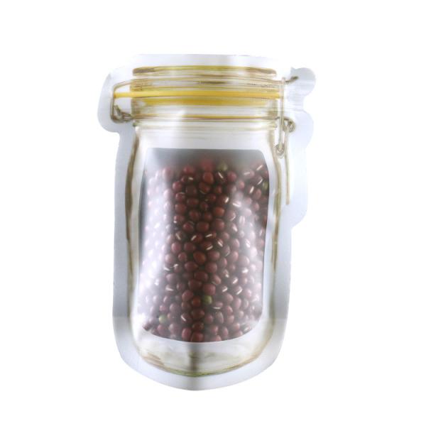 Custom Pre Printed Reusable Shaped Packaging Pouches In Various Colors And Designs for Food