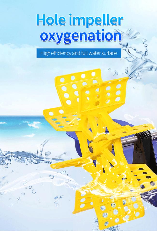 1hp Aerator 1hp Fish Farming Aquaculture Aerator Paddle Wheel Areators Aerating A Pond 3