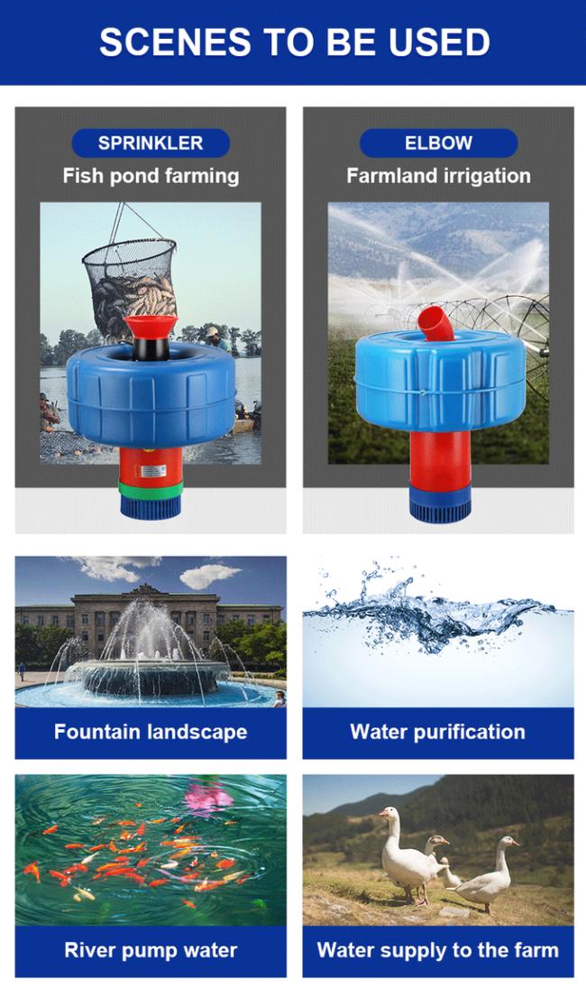 Automatic Oxygen Pond Aerator Pumps Lake Aerator For Fish Farm 4