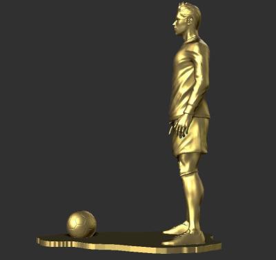 Cina La scultura della figura in resina del giocatore di football della Coppa del Mondo ha personalizzato il design di vari fuoriclasse in vendita