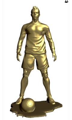 Cina La scultura della figura in resina del giocatore di football della Coppa del Mondo ha personalizzato il design di vari fuoriclasse in vendita