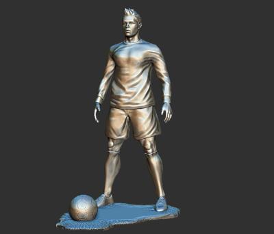 Cina La scultura della figura in resina del giocatore di football della Coppa del Mondo ha personalizzato il design di vari fuoriclasse in vendita