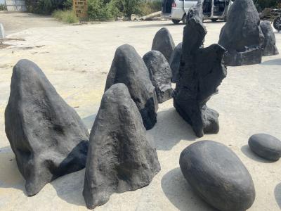 China FRP Rockery False Stone Outdoor Garden And Pool Decoration Have Spot for sale