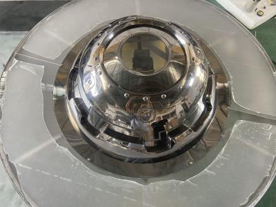 China Outdoor Metal Art Sculptures Stainless Steel Billboard Sky Eye Sculpture Decorate Buildings for sale