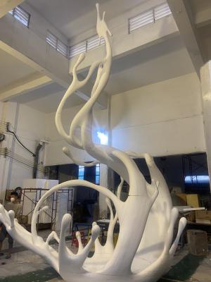 Cina Grandi EPS Abstract Sculpture di onde d'acqua Personalizzare la superficie di lucidatura in vendita