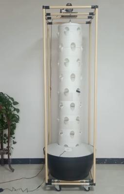 China Indoor Garden 6 Layers 36 Planting Sites Complete Motorized Rotated Aeroponic Vertical Hydroponic Tower for sale