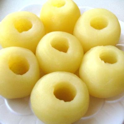 China Factory Price Premium New Crop Canned Apple Whole/Halves/Slices in Syrup for sale