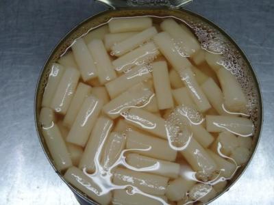 China Factory Price Premium Fresh Canned Cut White Asparagus in Brine A10 for sale