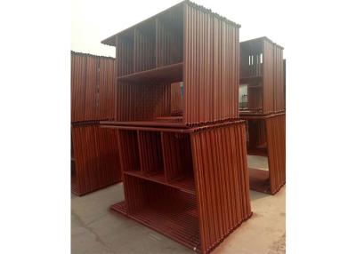 China Factory Price Construction Red Color Steel Ladder H Frame Scaffolding for sale