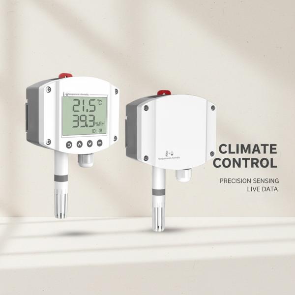 Quality Real Time Online High-precision Industrial LCD Display Temperature and Humidity Sensor Monitoring Instrument for sale
