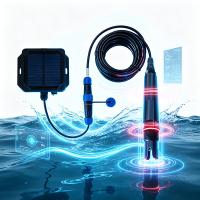 Quality LoRaWAN wireless transmission solar powered water quality magnesium ion detector for sale