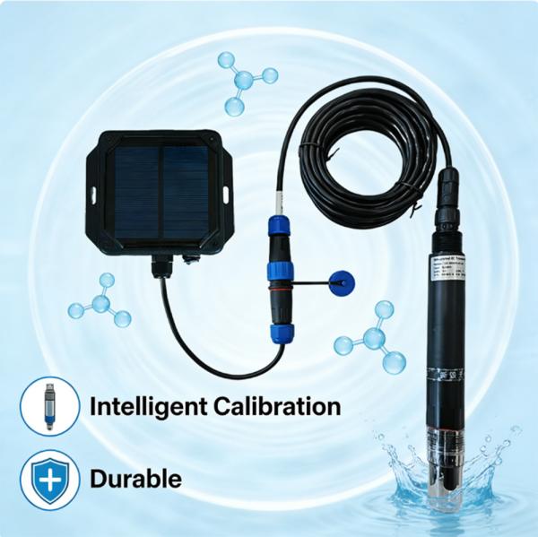 Quality High-Precision LoRaWAN Solar-Powered Chloride Ion Sensor for Industrial Water Quality Detection for sale