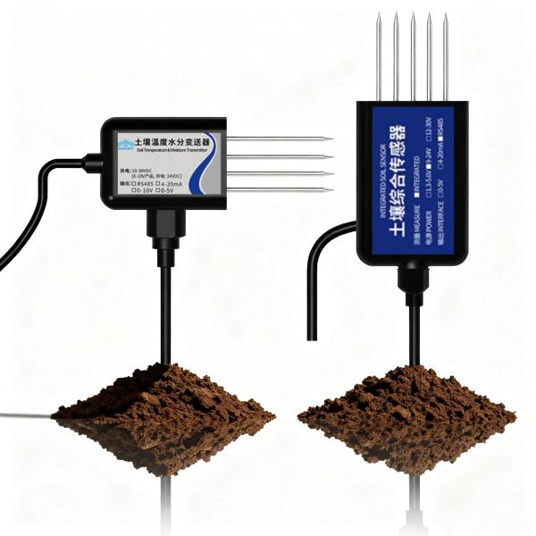 Quality RS485 Soil Temperature and Humidity Sensor Performance High Accuracy and Fast Response with Waterproof IP68 for Direct Soil Burial for sale