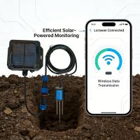 Quality LoRaWAN solar powered wireless soil sensor providing high precision environmenta for sale