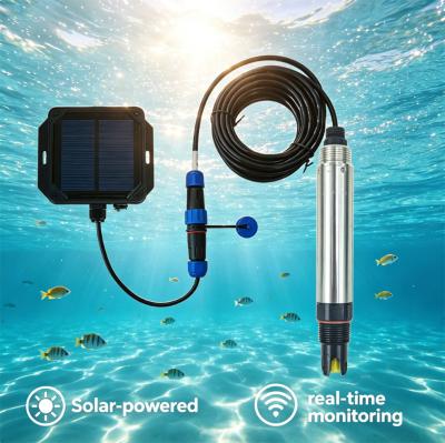China Wireless solar water quality nitrate sensor | Real time NO3 detection | Suitable for freshwater/seawater aquaculture for sale