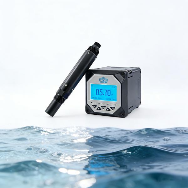 Quality Optical RS485 Immersion EC Water Quality Sensor for Aquaculture and River Monitoring for sale