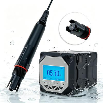 China RS-485 and 4-20mA Output Type Online Chloride Ion Sensor with Temperature Compensation for sale