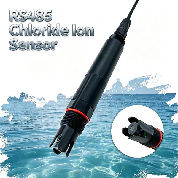 Quality RS-485 and 4-20mA Output Type Online Chloride Ion Sensor with Temperature for sale