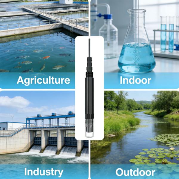 Quality RS-485 and 4-20mA Output Type Online Chloride Ion Sensor with Temperature for sale