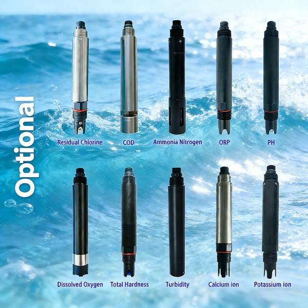 Quality Industrial 8-in-1 RS485 Multi-Parameter Water Quality Sensor for EC, DO, PH, COD, Turbidity, TDS, NH3-N, Temperature for sale