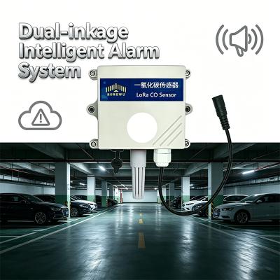 China Industrial Wireless Carbon Monoxide Gas Detector LoRaWAN Remote Transmission Wall Mounted Wide Temperature Operation for sale
