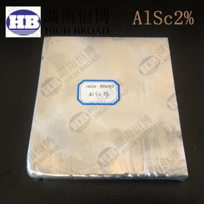 China Vacuum Smelting  AlSc30 Scandium Master Alloy For Baseball Bats, Lacrosse Sticks, Bicycle Frames for sale