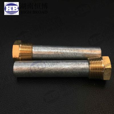 Cina DIMENSIONE 3/8" DELL'ANODO 194 CME1H X2» SPINA 3/8" TUBO UNC 7/16" CROGIOLO DI MOTORE DELLO ZINCO DELLA MATITA in vendita