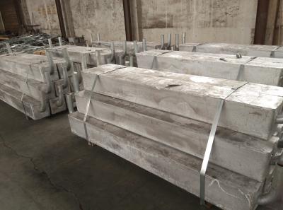 China Condenser Aluminum Anode ASTM Bracelet Anodes With Chemical Al for sale