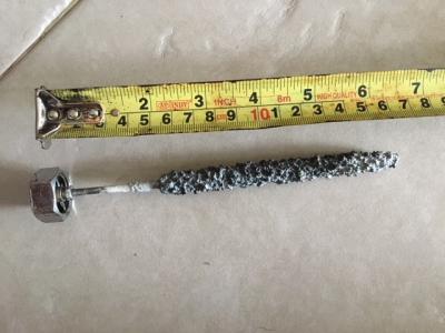 China Sacrificial magnesium anode rod for steel tanks anti rust in water , NPT 3/4" NPT 1" for sale