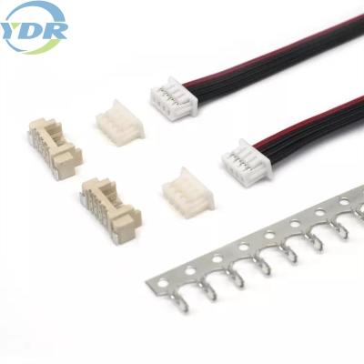 China JST SHR-05V-S 1.0 Pitch Wire Harness UL1007 24AWG 26AWG 1.0 1.25 2.54 3.96 Pitch 2 - 7 NSH Series for sale