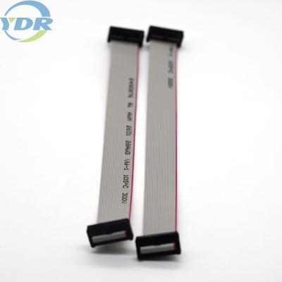 中国 二重列120mm IDCのフラット ケーブル、UL2651 28AWGの灰色のリボン・ケーブル 販売のため