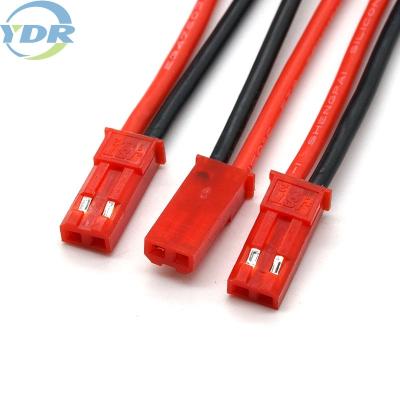 中国 JST SYP 2.5mmのコネクターの配線用ハーネス2 Pinの赤く黒いハウジング 販売のため