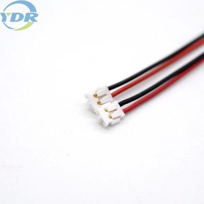 China JST ACHR-02V-S Electrical Harness Wire ACH 1.2mm Connector Red Black for sale