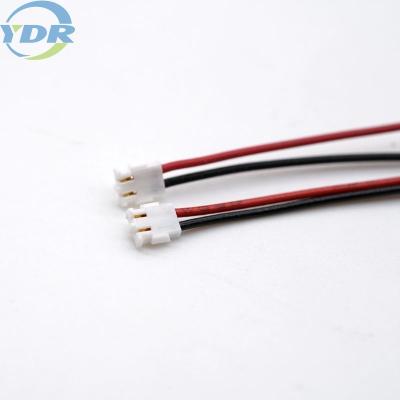 China JST ACHR-02V-S Electrical Harness Wire ACH 1.2mm Connector Red Black for sale