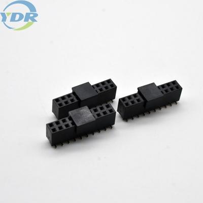 China Female 2.54 Pcb Connector 2-40 Pin U-type Dual Row SMT Type for sale