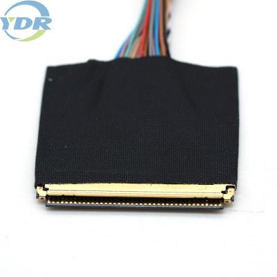 China Pitch 0.5mm TV LVDS Display Cable I-PEX 40pins To I-PEX 30pins for sale