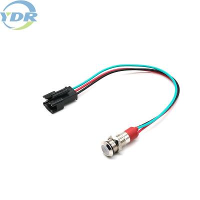 China SM2.5 Wire Harness Cable Assembly Button Switch JST SMR-03VB Female Connector for sale