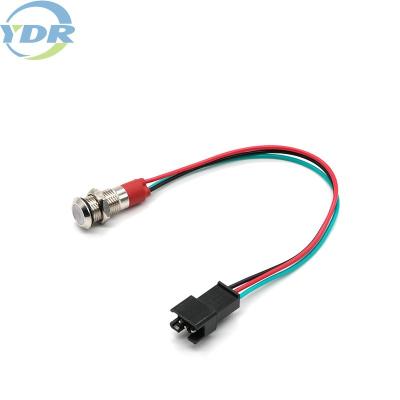 China SM2.5 Wire Harness Cable Assembly Button Switch JST SMR-03VB Female Connector for sale