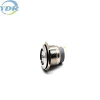 China Self Locking 16mm Metal Push Button Switch IP67 W / LED Pattern For Bike for sale