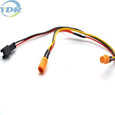 China M8 3 Core Male Female JST SMR-02VB Waterproof Wire Harness To SM 2.5 Cable For Bike for sale