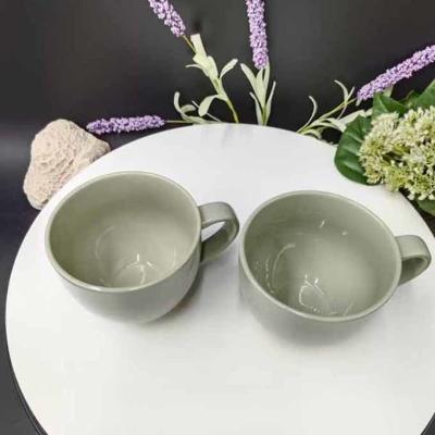 中国 10oz Ceramic Cup, Coffee Mugs,  Ceramic Mug With Coating Sublimation,Tea Cup with handles 販売のため