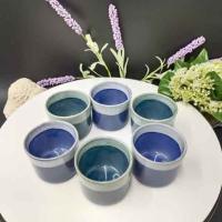 China New Bone China Ceramic Coffee Mug 100ml Lightweight Translucent Tea Cup for sale