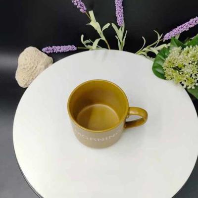 Cina Tazza variopinta di Matte Glazed Stoneware Coffee Milk in vendita